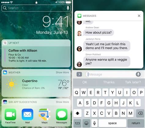 Apple Releases Ios 10 With Redesigned Lock Screen New Messages Features Third Party Siri And