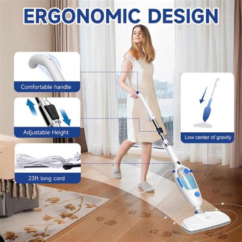 Dropship Steam Mop Floor Steamer Cleaner Lightweight Laminate Tile