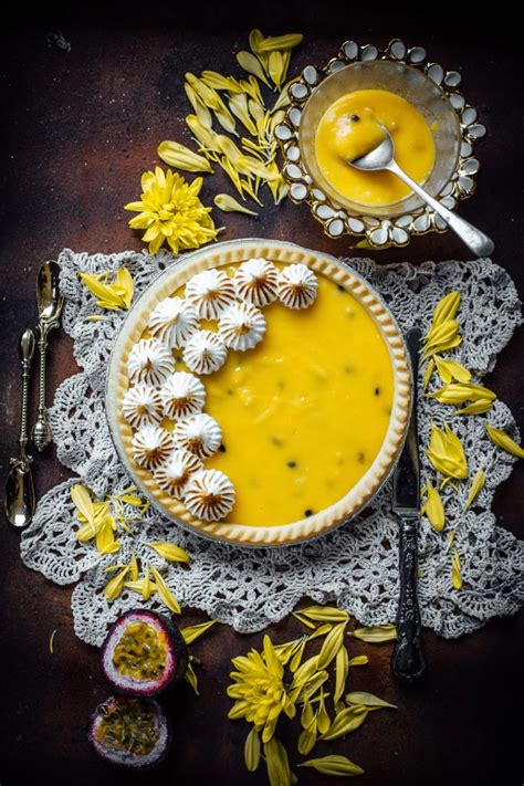 Passionfruit Curd Tart Sugar Et Al