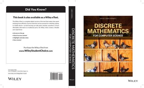 Ebook Pdfdiscrete Mathematics For Computer Science By David Liben Nowell Campustextbooks