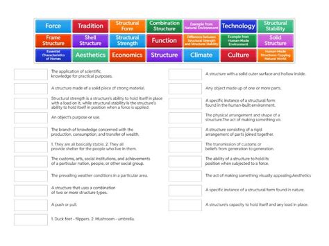 Unit D Section 1 Review Match Up