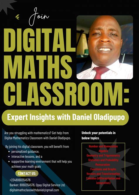 Buy Digital Maths Classroom By Daniel Oladipupo On Selar