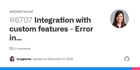 Integration With Custom Features Error In Scaledata Anchorfeatures Subscript Out Of
