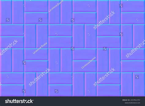 Normal Map Seamless Pattern Subway Tile Stock Illustration 2157911757 Shutterstock