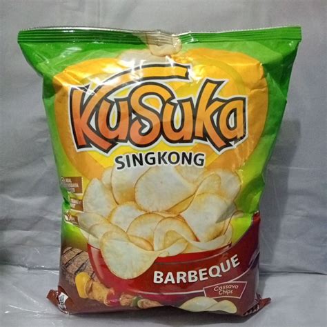 Jual Kusuka Keripik Singkong Rasa Barbeque 180g Shopee Indonesia