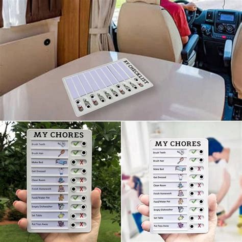 Acute Reassure78ac8 Multi Purpose Holiday Task Plastic Memo Checklist