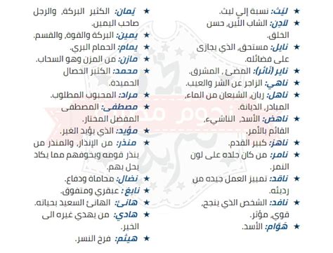 اسماء اولاد بحرف الميم عربية بيتك
