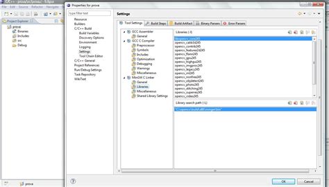 Opencv Problem With Eclipsewindows Vista Opencv Qanda Forum