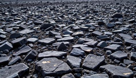 A Volcanic Field Filled With Ancient Lava Flows Where Jagged Black