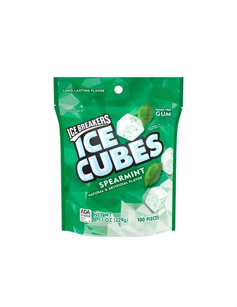 Ice Breakers Ice Cubes Chicle Sin Azúcar 100 Piezas Variedad De Sabor