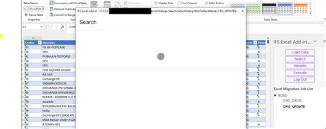 Ifs Excel Add In Search Function Not Working Ifs Community