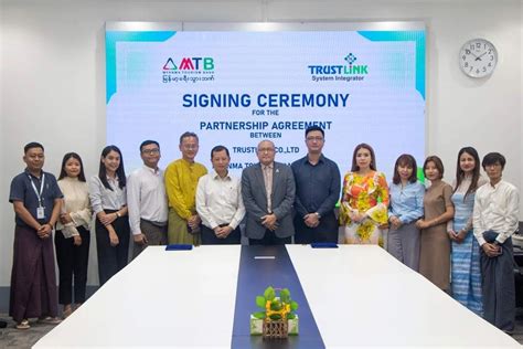 ei le win kyaing on linkedin signing ceremony agreement between mtb