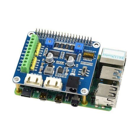 Stepper Motor Hat For Raspberry Pi Drv8825 Drives Two Motors Up To 1 32 40pin Gpio Extension
