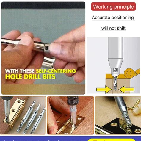 Damaino1 Genuine Woodworking Hinge Drill Bits Set Lazada Ph