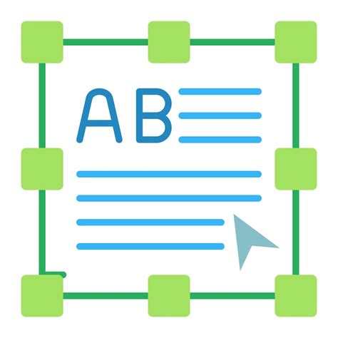 Iconos De Campo De Texto Vector Premium