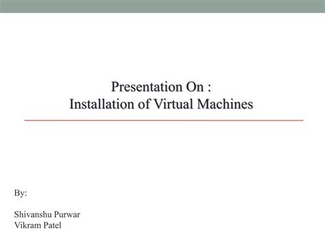 Virtual Machine PPTX