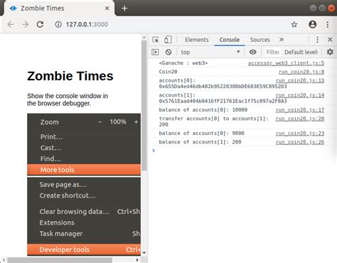 Github Zombietimesdapperc20 This Is A Sample Application Of Dapps