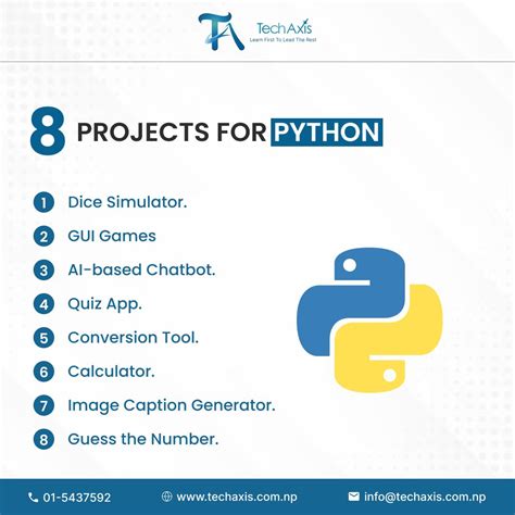 8 python project ideas for beginners techaxis posted on the topic linkedin