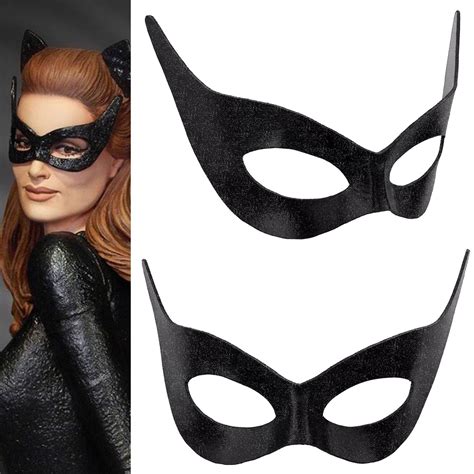Classic Catwoman Glitter Leather Mask Catwoman Mask Cat Woman