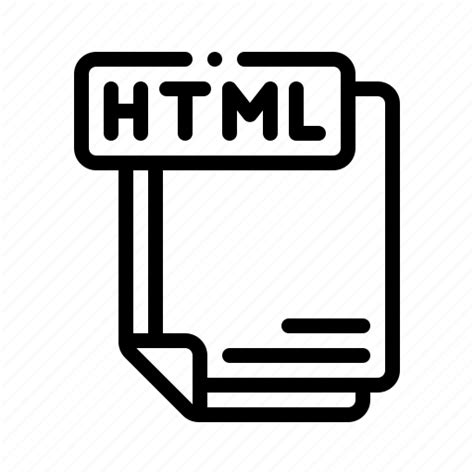 Html Extension Format Document File Security Icon Download On