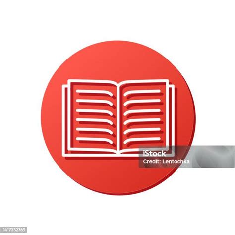 오디오 북 응용 프로그램 표지 열린 책 빨간색 둥근 아이콘 스토리 강조 표시 읽기 벡터 일러스트 레이 션 0명에 대한 스톡 벡터 아트 및 기타 이미지 Istock