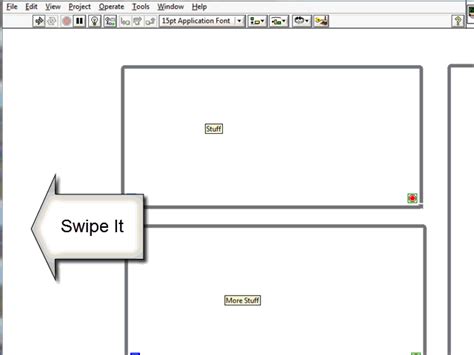 Swipe Gesture For Panning Around On The Block Diagram And Front Panel