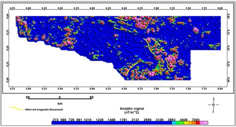 Correlation Of A Zone Coloured Euler Deconvolution And B Analytic