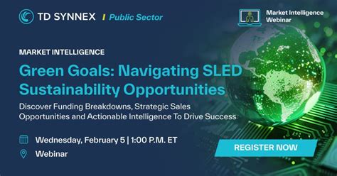Td Synnex Public Sector On Linkedin It Publicsector Marketintelligence Sustainability Sled