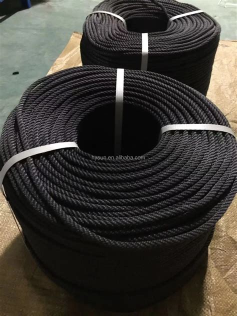 Heavy Tarred Kuralon Sinking Rope For Longline Fishing