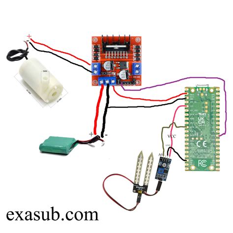 Wireless Plant Watering System Using Raspberry Pi Pico W Exasub