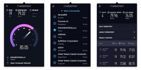 Ookla、pingや上がり、下りのネットワーク速度を測定できるアプリ「speedtest By Ookla」のmac版をリリース。 Aapl Ch