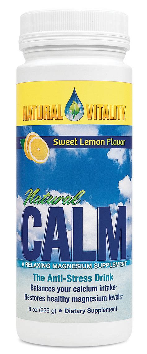 Natural Vitality Natural Calm - Lemon - 8oz - Human Nature LLC
