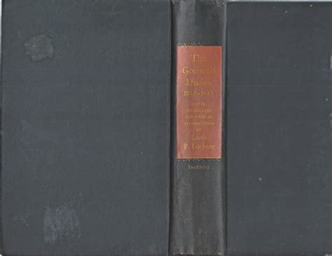 The Goebbels Diaries 1942 1943 Goebbels Joseph Books