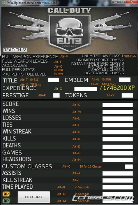 Modern Warfare Hacks Cheats Free CoD MW Hacks Page