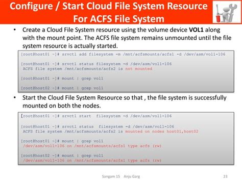 Oracle Acfs High Availability Nfs Services Hanfs Pptx Operating Systems Computer