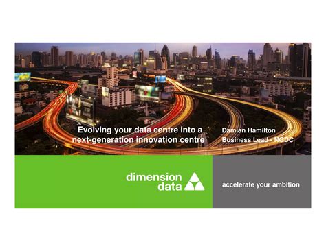 Next Generation Data Center It Transformation Pdf