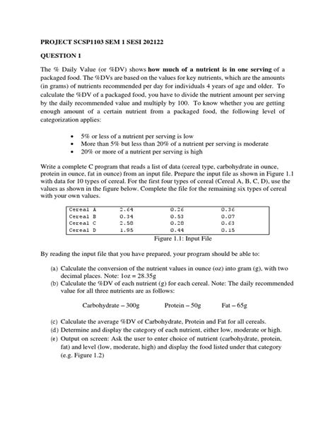 Project Scsp1103 Sem 1 Sesi 2122 Pdf Parameter Computer