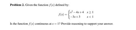 solved problem 2 ﻿given the function f x ﻿defined