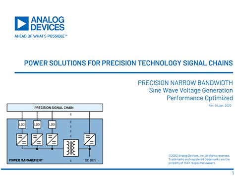 Performance Optimized Documents Precision Narrow Bandwidth Signal Chains Engineerzone