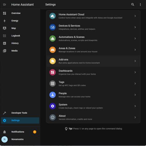 Add Ssltls Certificate To Homeassistants Web Interface Novamostra
