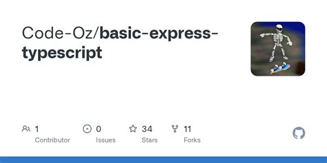 Github Code Ozbasic Express Typescript · Github