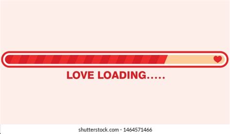 Love Loading Progress Vector Illustration Stock Vector Royalty Free 1464571466 Shutterstock