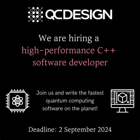 Quantumcomputing Techjobs Cplusplus Startuphiring Quantumtech Qc