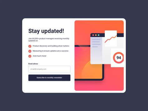 Frontend Mentor Newsletter Singup Coding Challenge Solution