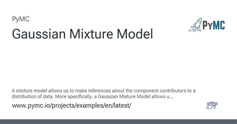 Gaussian Mixture Model — Pymc Example Gallery