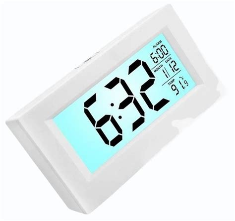 White Plastic Large Sensor Office Digital Clock Power Supply Battery At ₹ 300 Piece In New Delhi