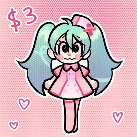Love Colored Ward Vocaloid Hatsune Miku Vinyl Stickers Etsy