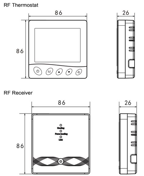 RTI TEK R W Programmable Smart Thermostat User Manual Thermostat Guide