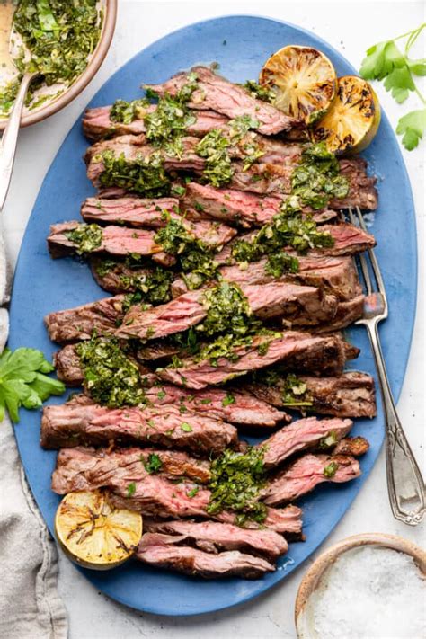 Grilled Flank Steak With Chimichurri Sauce At William Fellows Blog