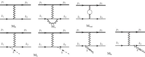 Feynmans Diagrams Corresponding To The Born Approximation First Order